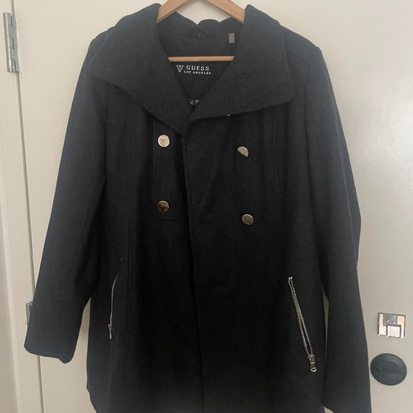 Guess | Jackets & Coats | Guess Wool Blend Coat | Poshmark